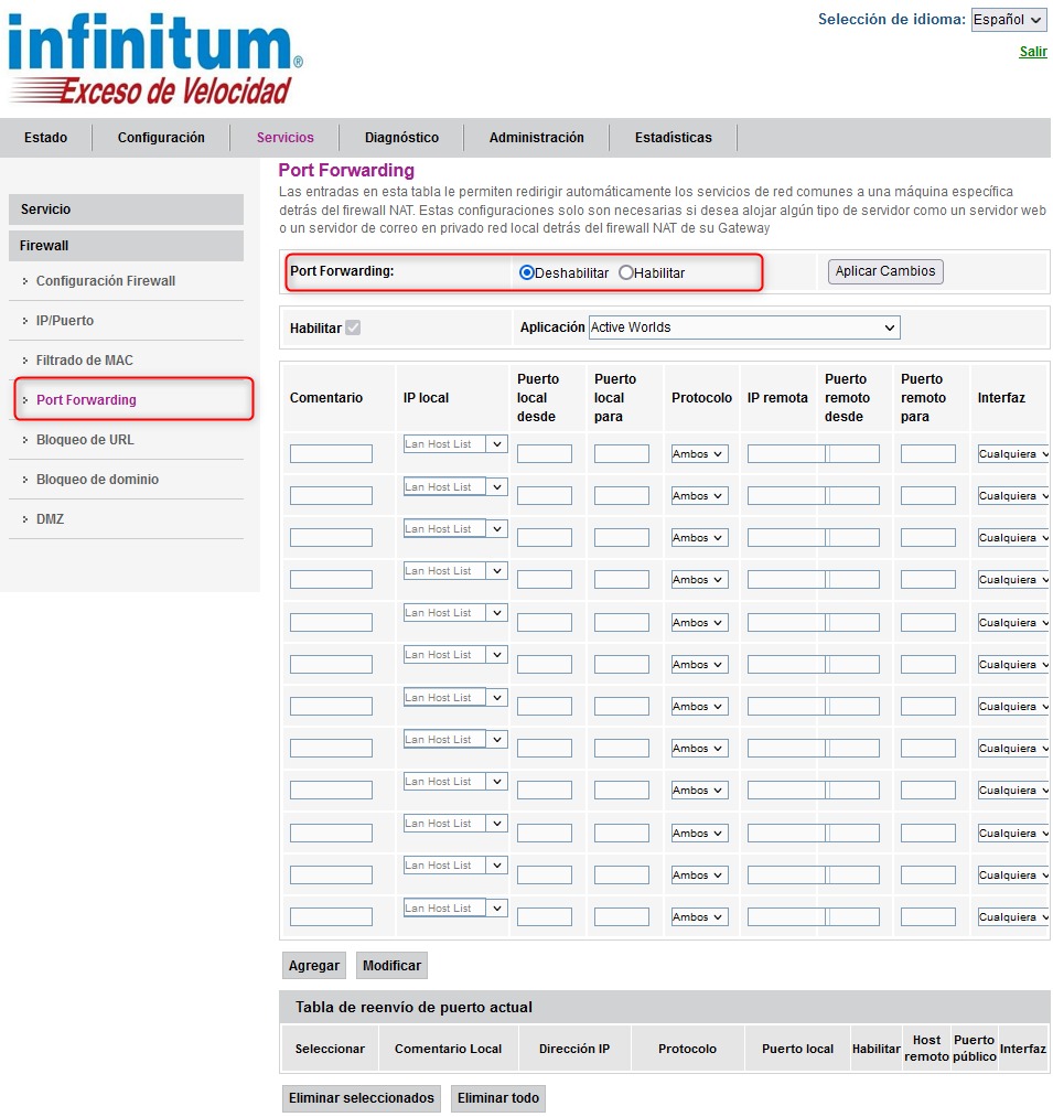 Asistencia Técnica Infinitum