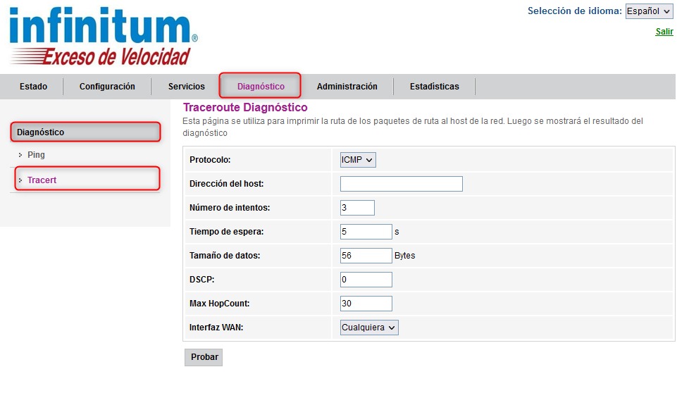 Asistencia Técnica Infinitum