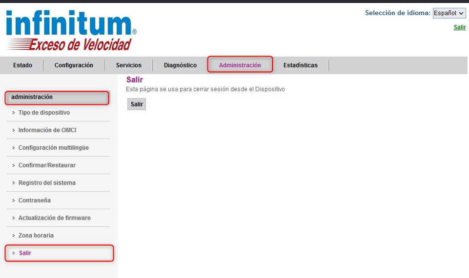 Asistencia Técnica Infinitum