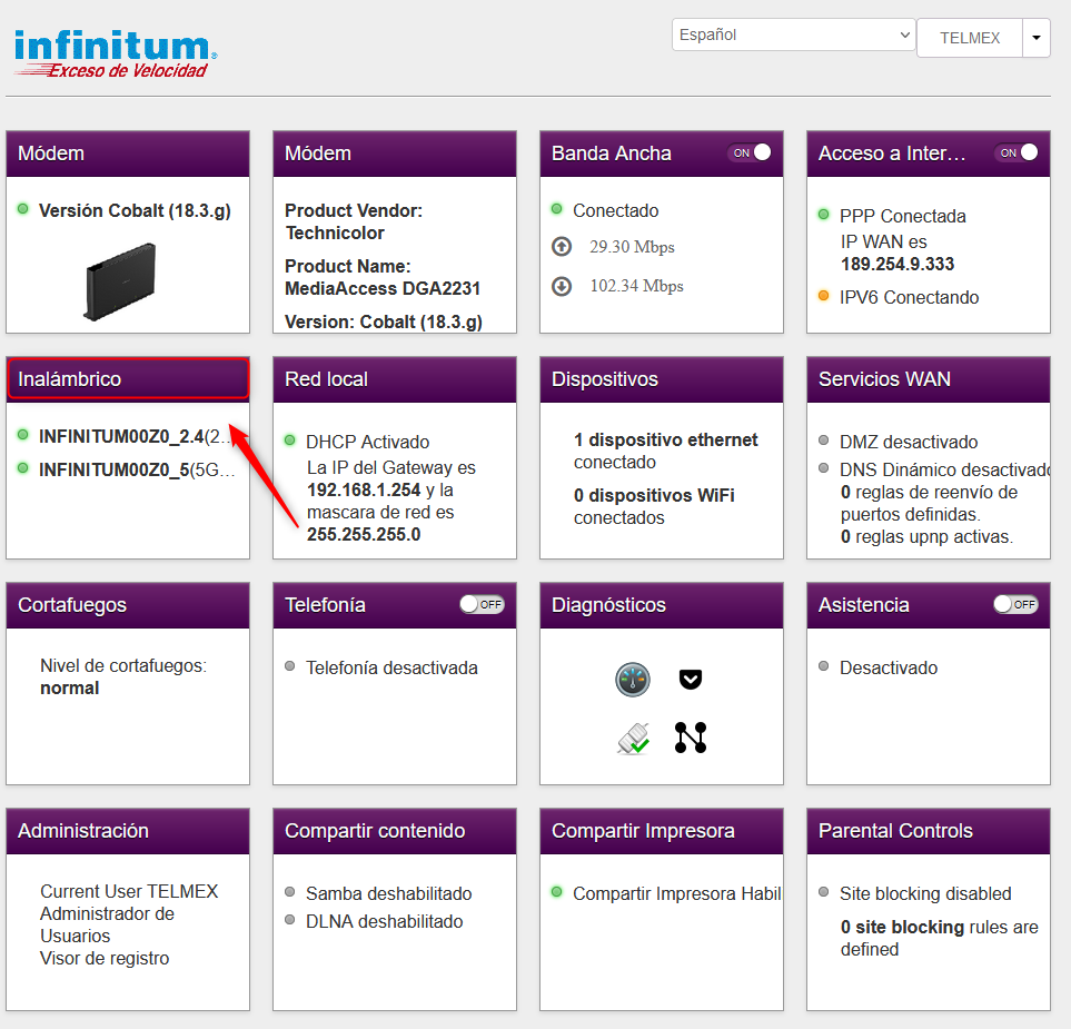 Asistencia Técnica Infinitum