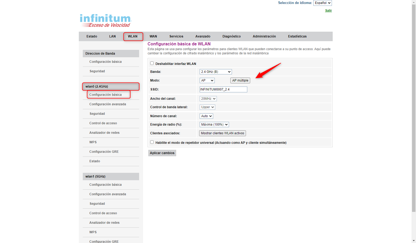 Asistencia Técnica Infinitum
