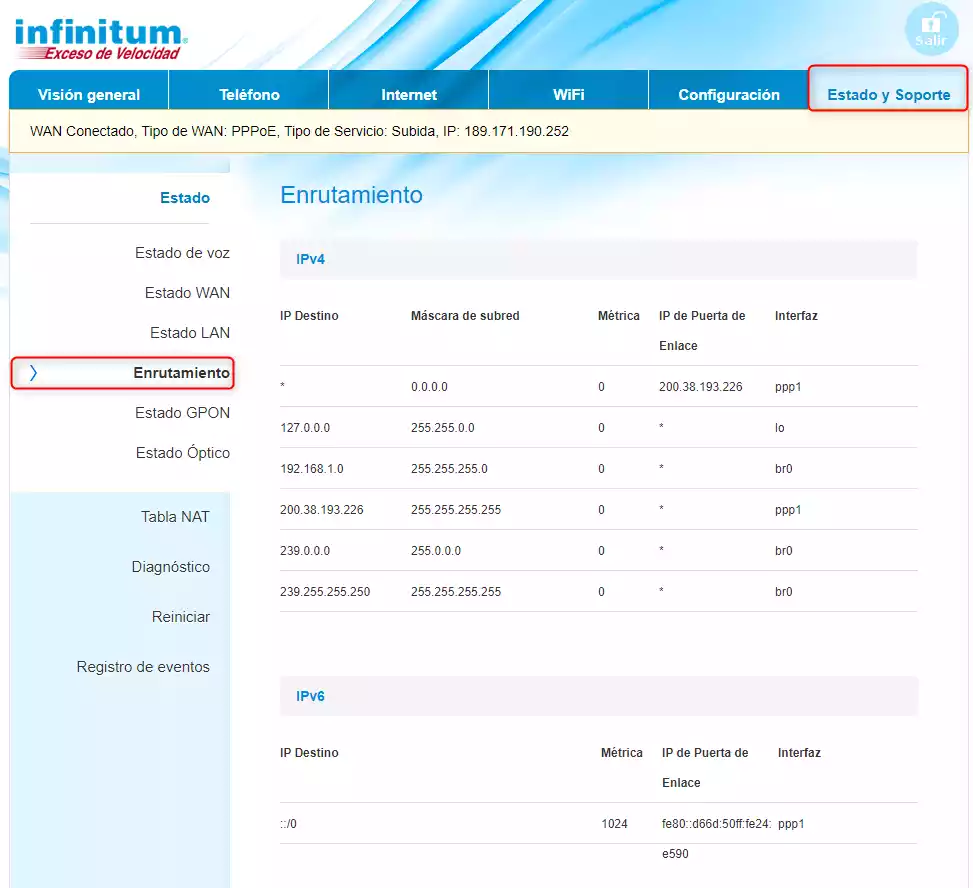 Asistencia Técnica Infinitum