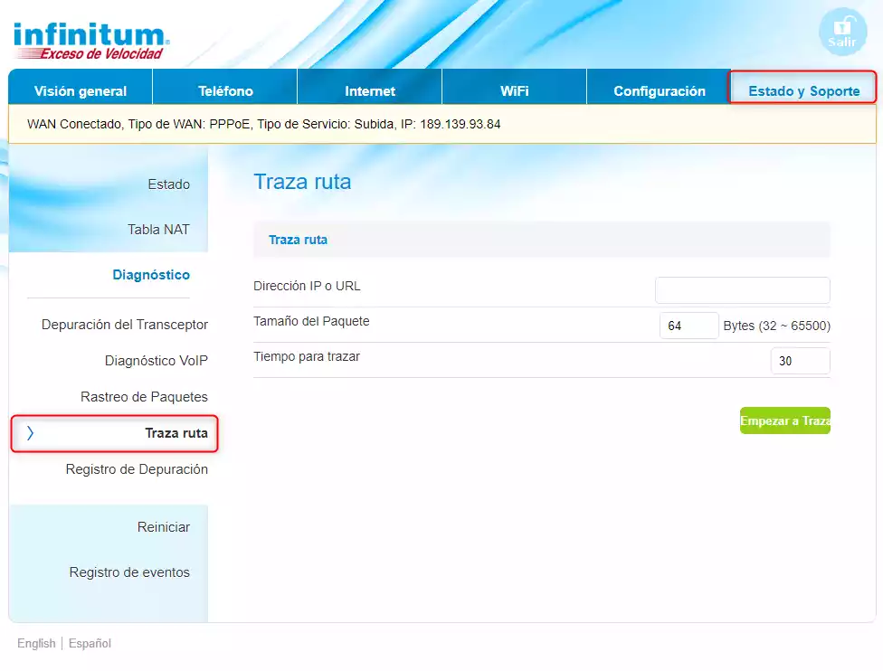 Asistencia Técnica Infinitum