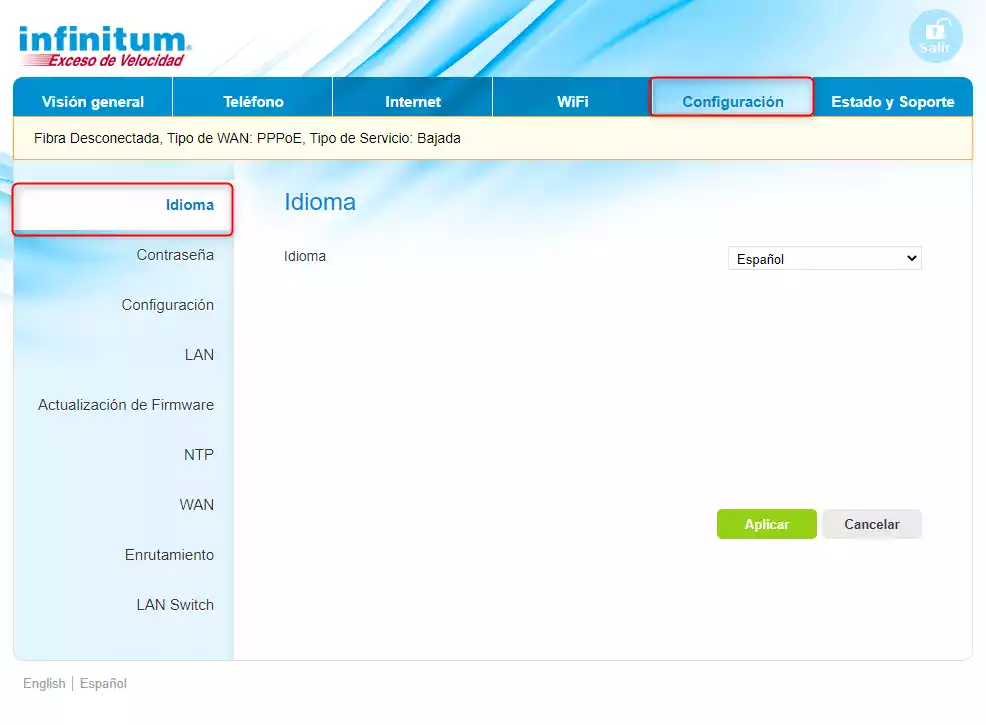 Asistencia Técnica Infinitum