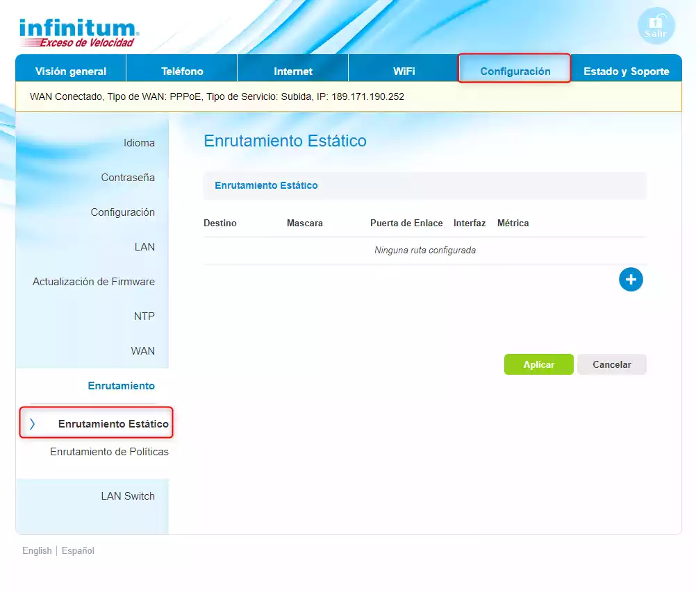 Asistencia Técnica Infinitum