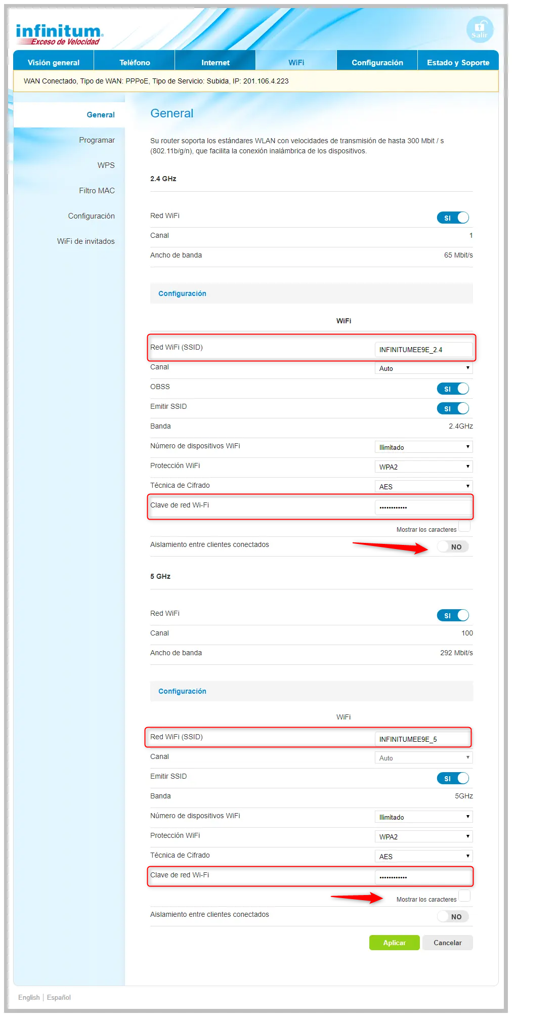 Asistencia Técnica Infinitum