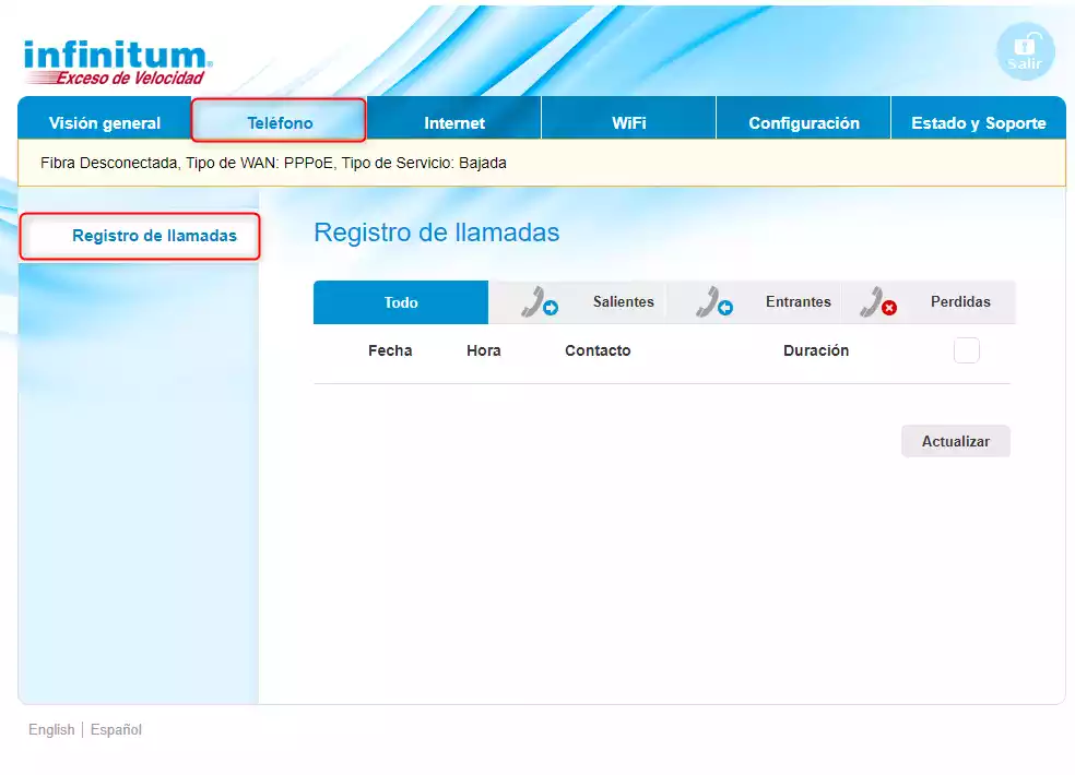 Asistencia Técnica Infinitum