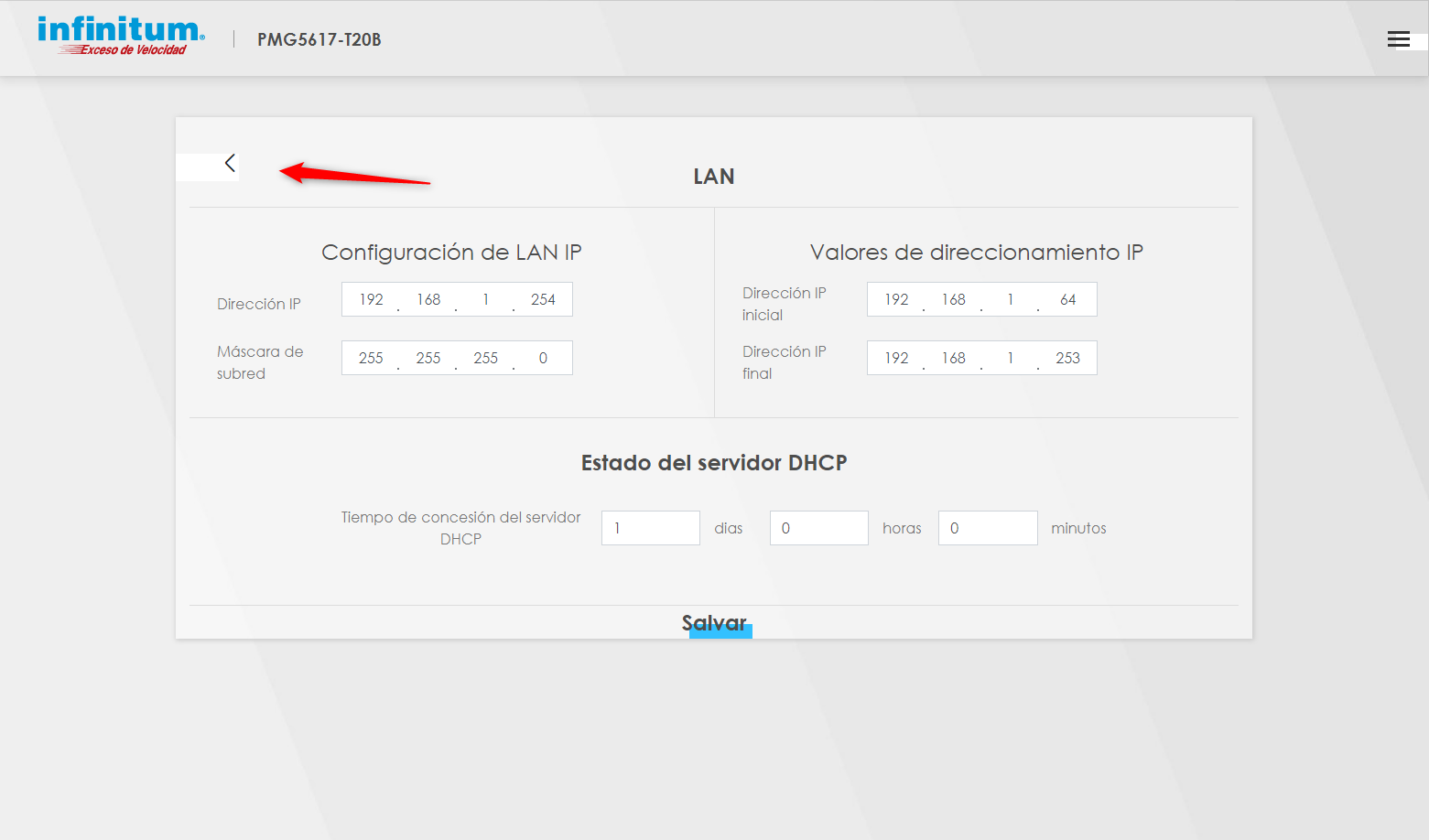 Asistencia Técnica Infinitum
