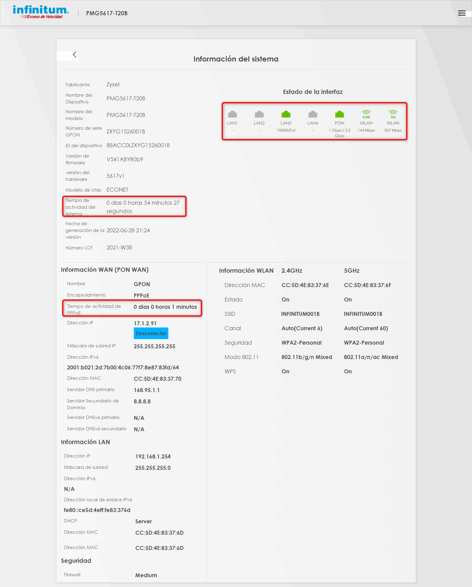 Asistencia Técnica Infinitum
