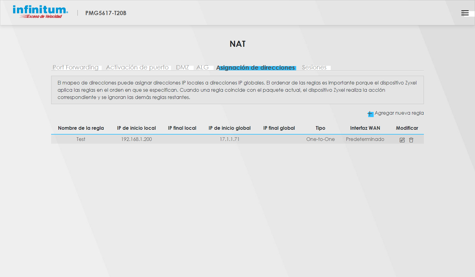 Asistencia Técnica Infinitum