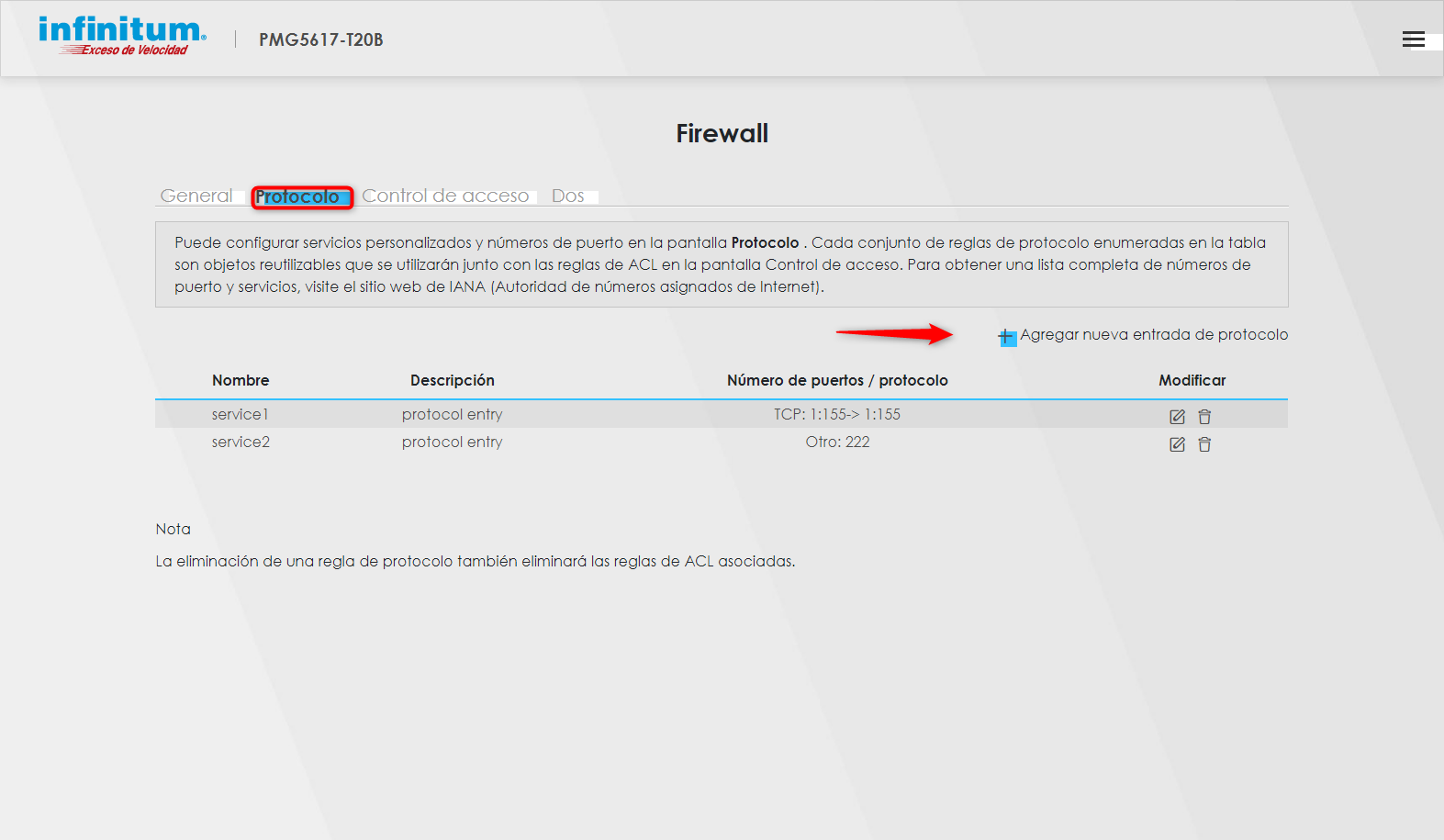 Asistencia Técnica Infinitum